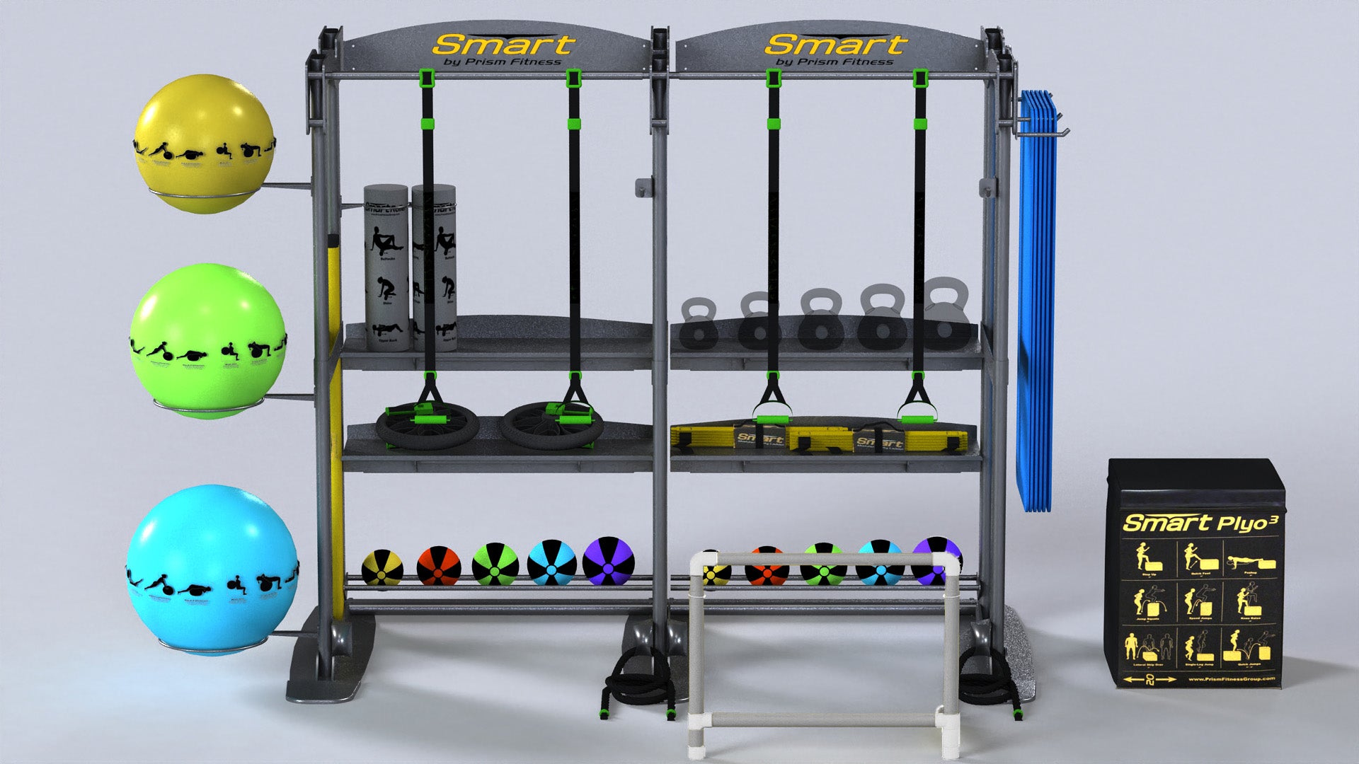 Prism Smart FTC Free Standing – 2 Bay Package – Balance Fitness